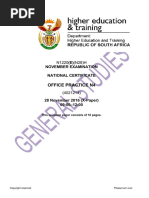 N1240 Office Practice N4 June QP 2024 | PDF