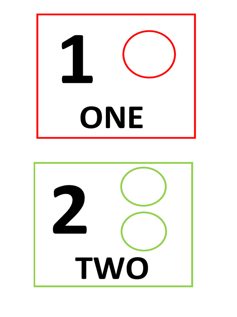 Numbers 1-3 | PDF