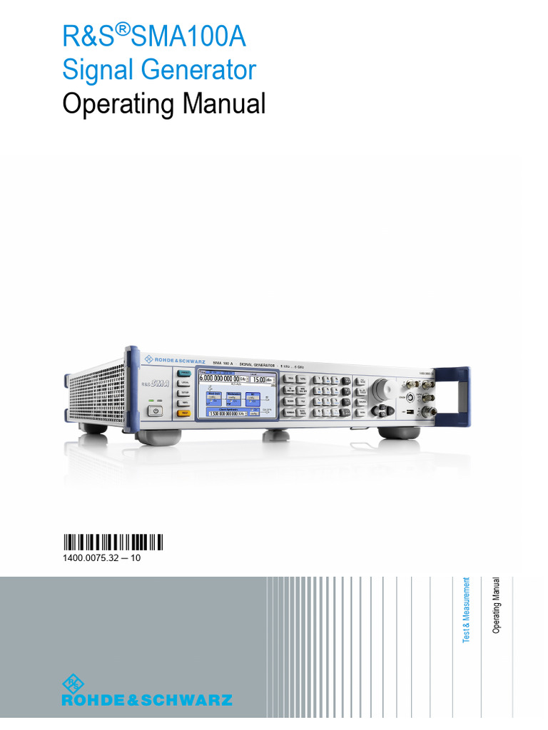 SMA100A M | PDF | Electrical Connector | Ac Power Plugs And Sockets