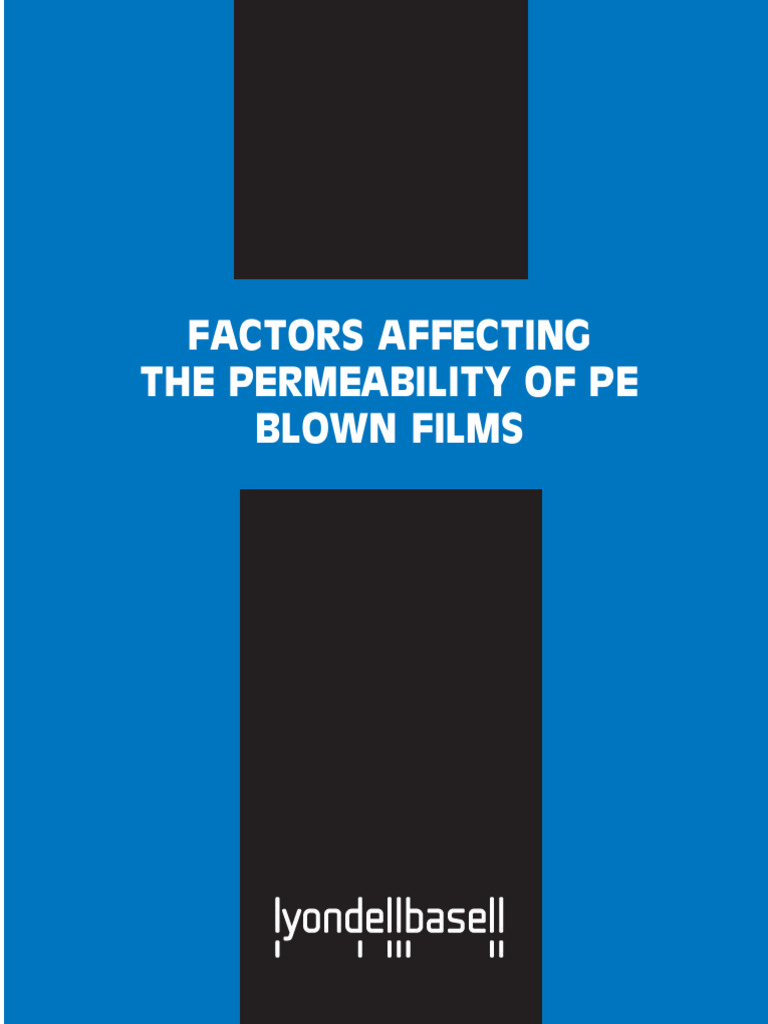 Permeability of Pe Blown Film 9691 | PDF | Polyethylene | Coefficient ...