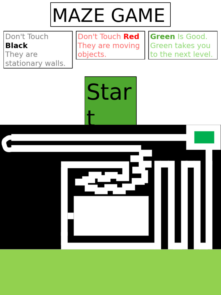 Maze Game Instructions | PDF