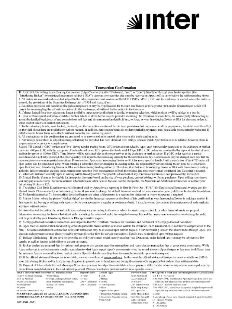 Teste de como utilizar inter | PDF | Banking | International Trade