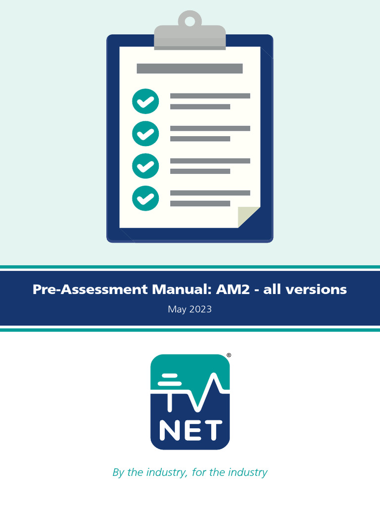 AM2 Pre-Assessment Manual Guide | PDF | Electrician | Risk