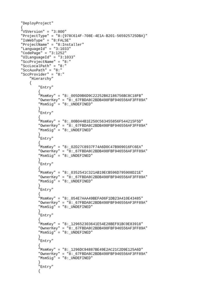 Installer Vdproj | PDF | Computer Programming | Microsoft Windows