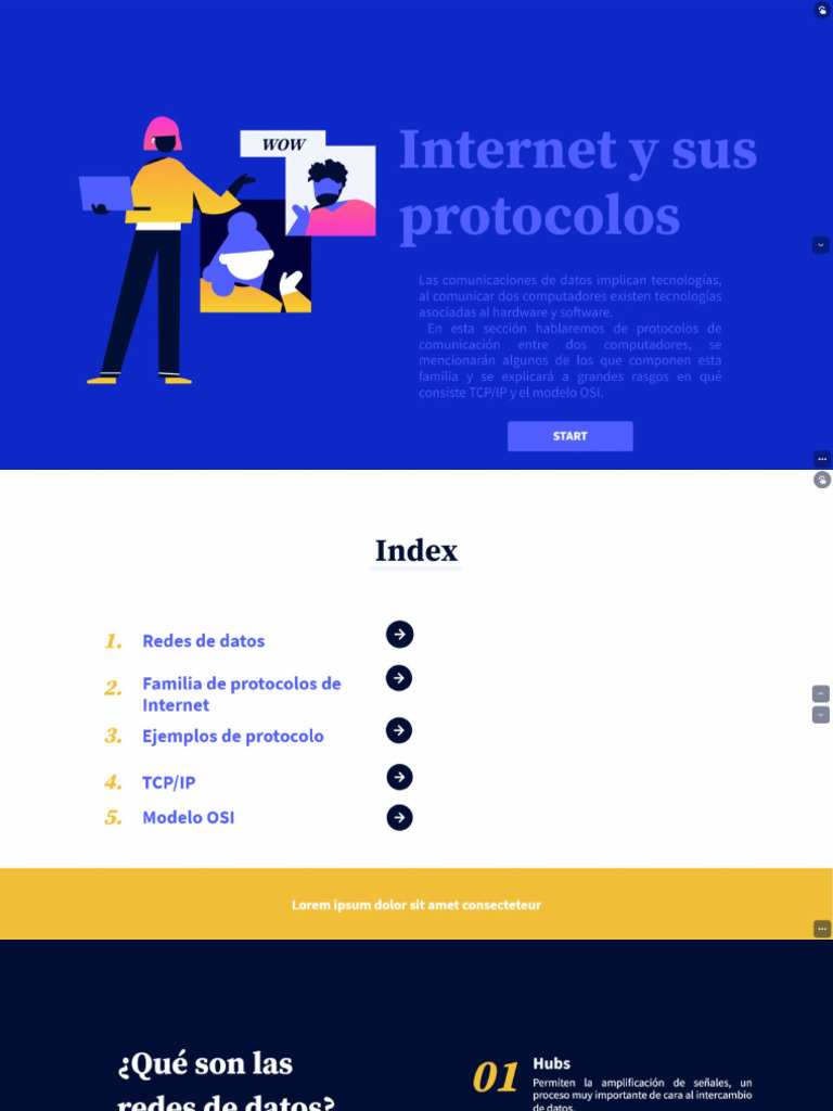 PPT1 - Internet y Sus Protocolos | PDF
