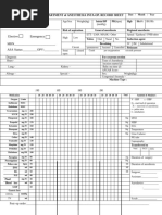 Anensthesia Record Sheet | PDF | Anesthesia | Medical Treatments