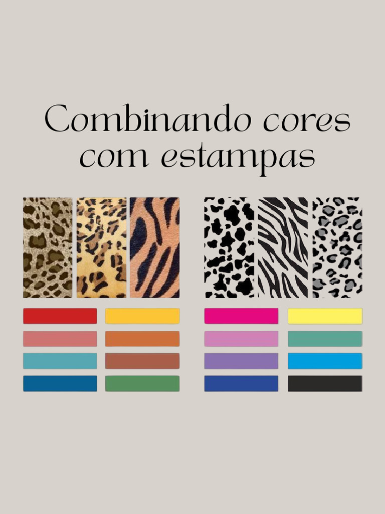 Combinando Cores Com Estampas | PDF