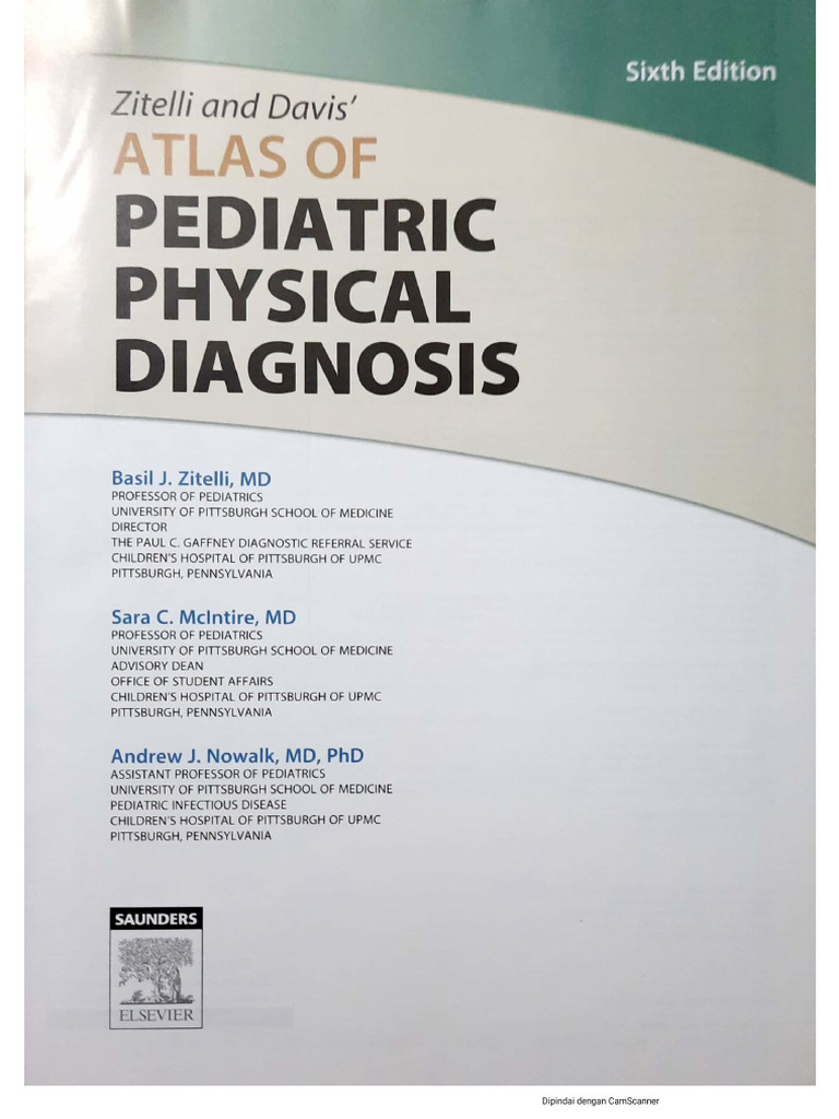 Zitelli and Davis' Atlas of Pediatric Physical Diagnosis | PDF