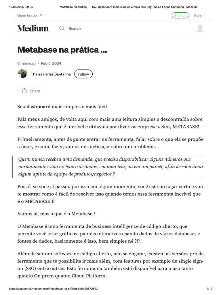 Medium - Metabse Na Prática | PDF