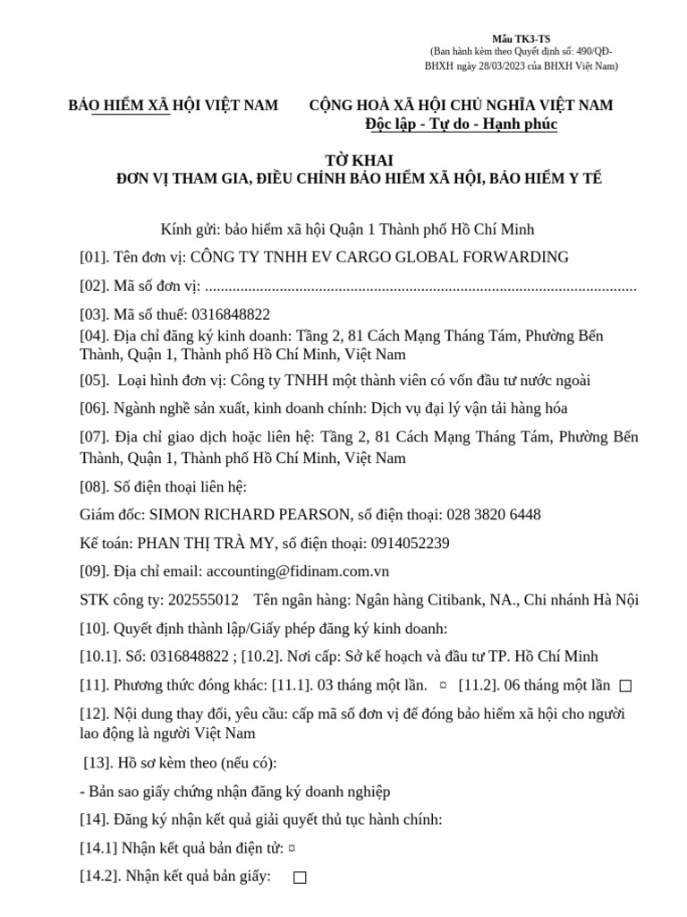 2.1 - Mau TK3-TS - New Form | PDF