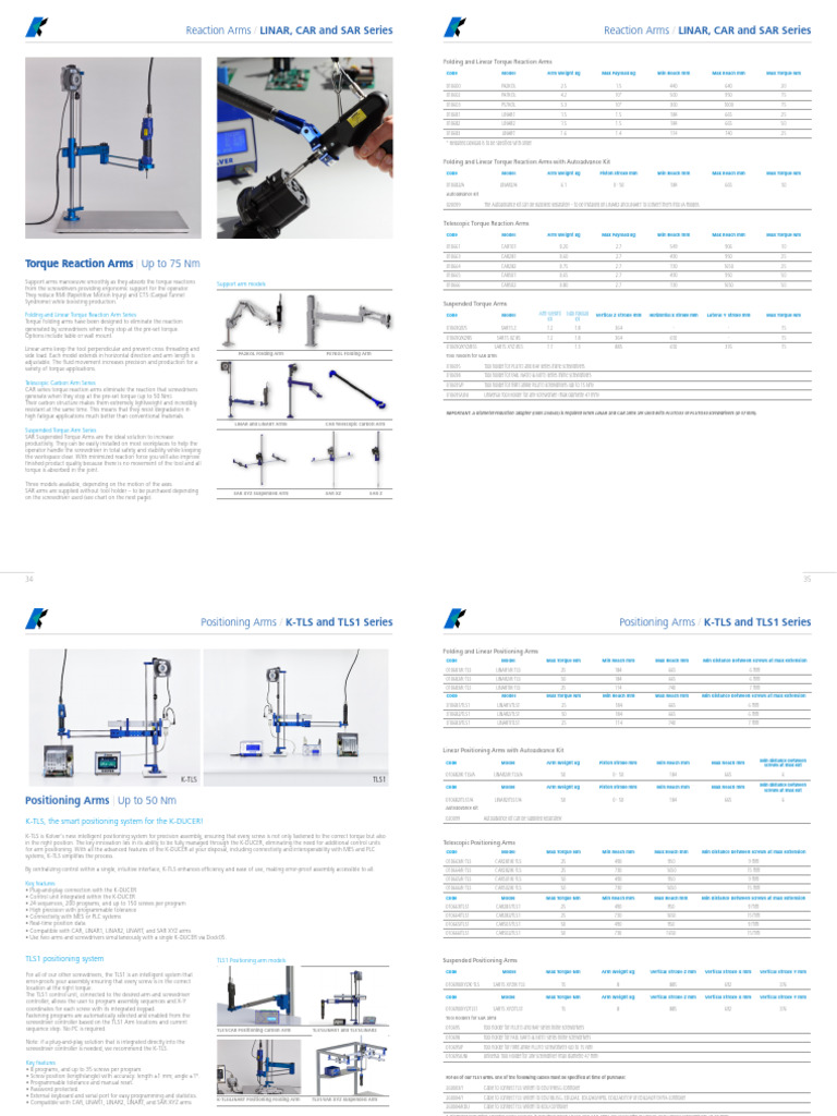 En Catalogo Generale Kolver Arms | PDF | Screw | Torque