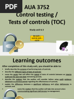 TOC vs. TOD: Key Audit Insights | PDF | Audit | Business