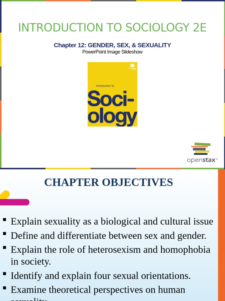 SOCIOLOGY Openstax Chapter 12 Lecture Notes | PDF | Sexual Orientation ...