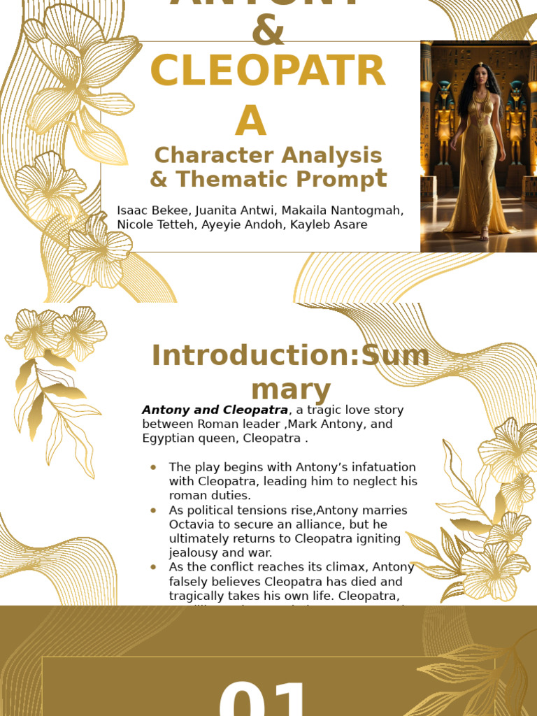 Love's Destructive Power in Antony & Cleopatra | PDF | Cleopatra