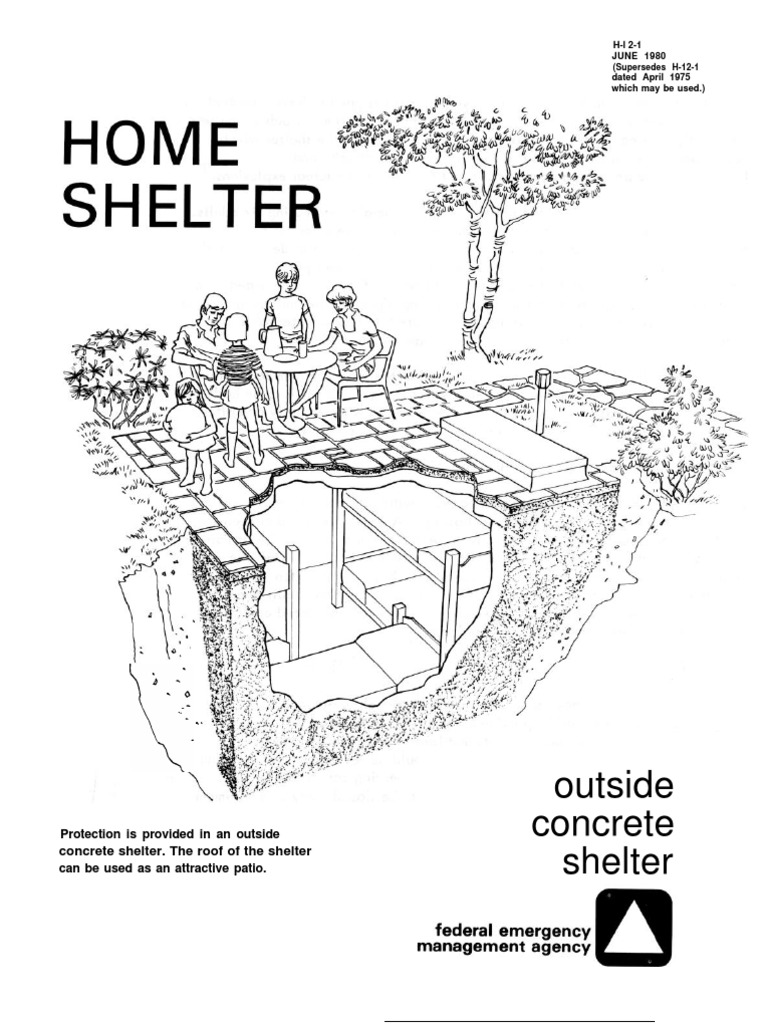 fema shelter plans | Basement | Roof