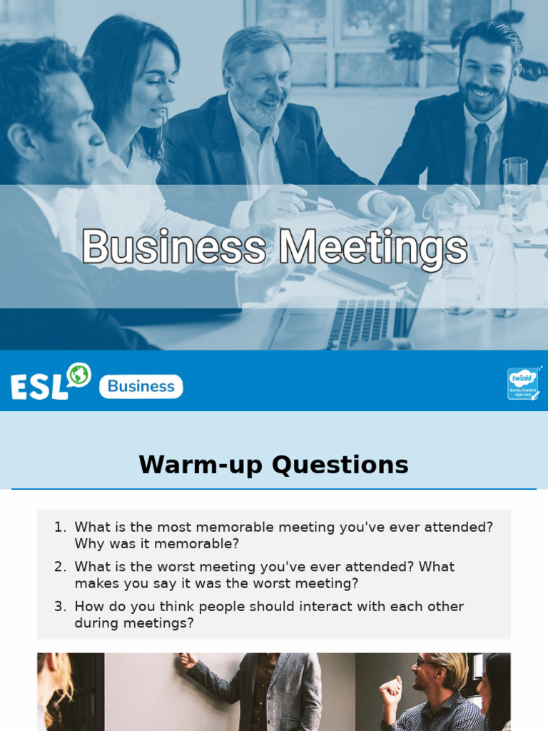 T 1727081096 Esl Business English Business Meetings Adults b2 Ver 5 ...