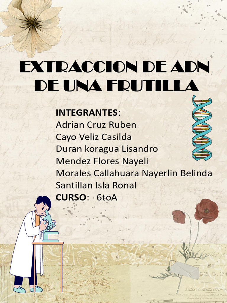 Extraccion de Adn | PDF
