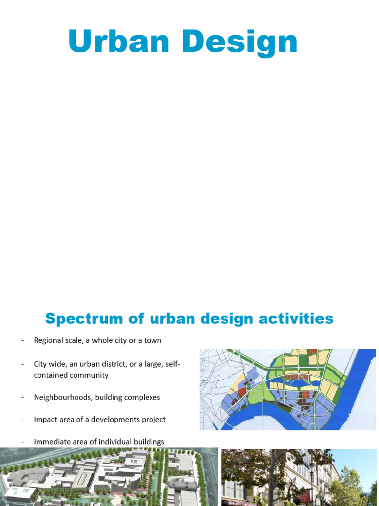 Understanding Urban Design Principles | PDF | Urban Design | Urban Planning