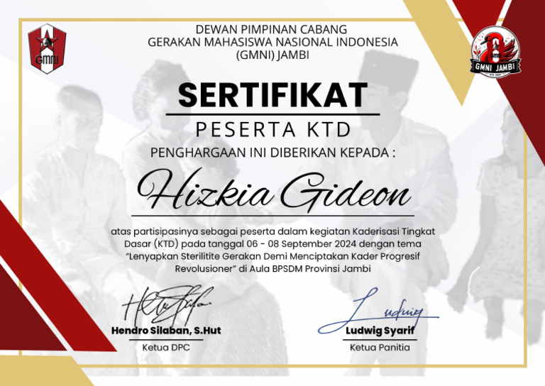 KTD Hizkia Gideon | PDF