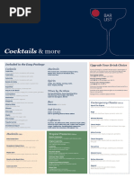 Cappello Cocktail Menu Digital | PDF