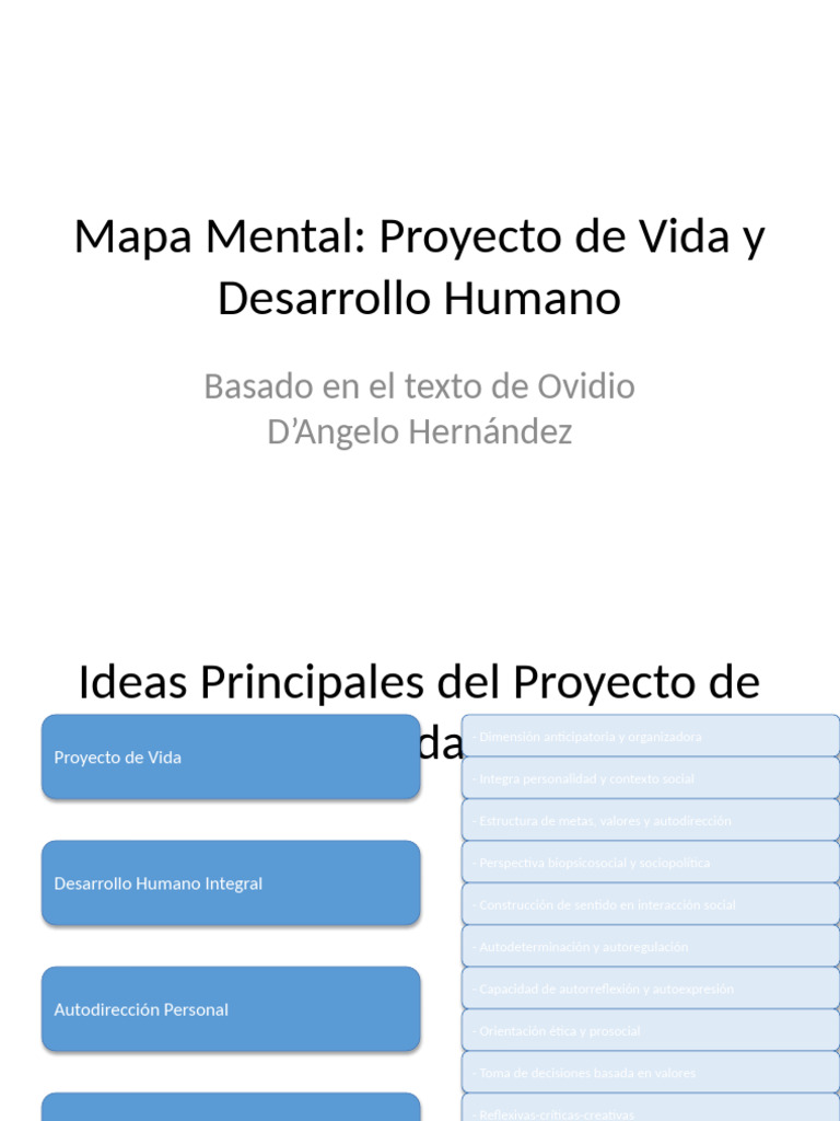 Mapa Mental Proyecto de Vida | PDF