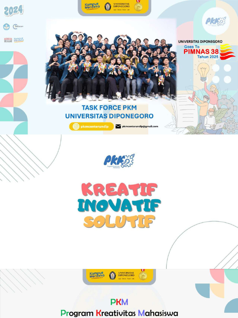 Action Plan PKM Undip 2025 | PDF