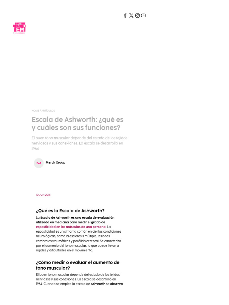 Escala de Ashworth - Qué Es y Cómo Funciona | PDF | Esclerosis múltiple ...