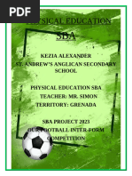 Football Tournament SBA Overview | PDF | Association Football ...