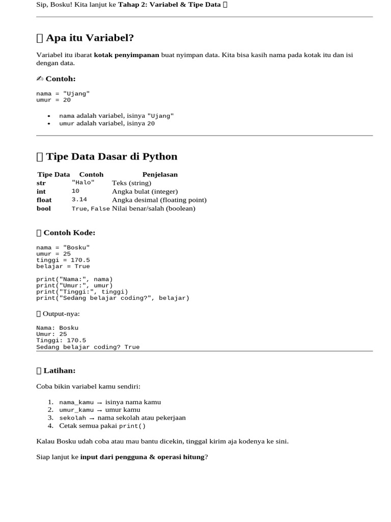 Dasar Coding 2 | PDF