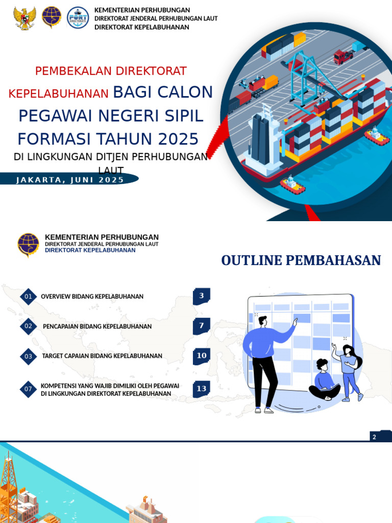 Bahan Pembekalan Direktorat Kepelabuhanan Bagi Cpns Di Lingkungan ...
