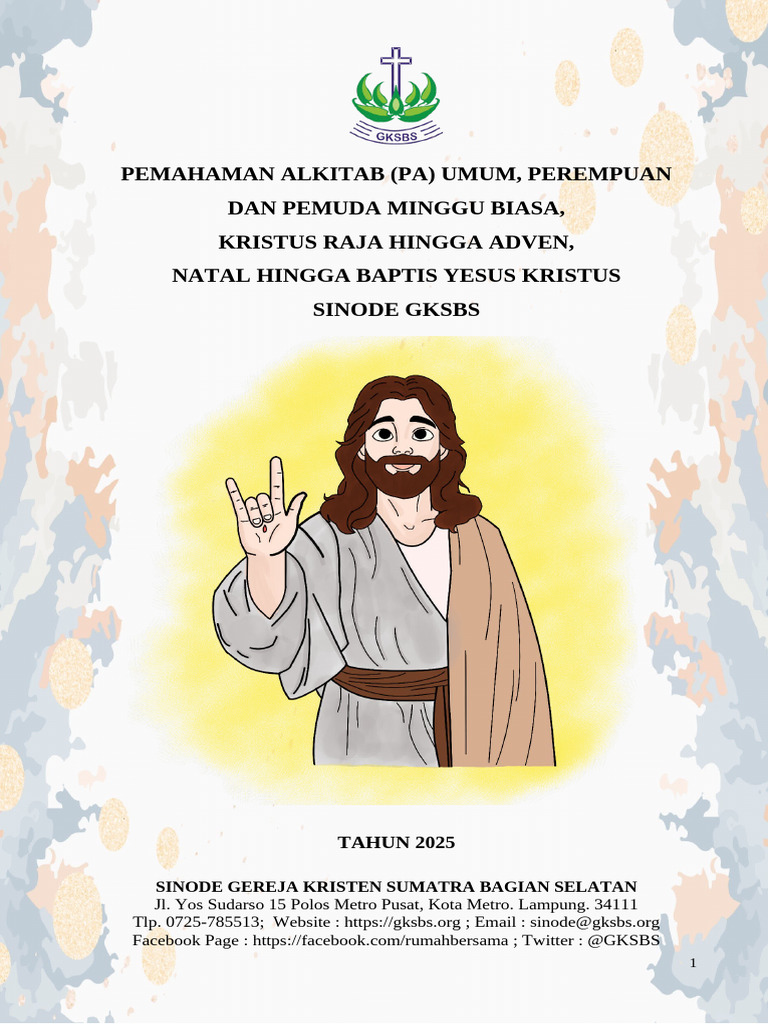 PA Minggu Biasa, Kristus Raja Hingga Adven, Natal Hingga Baptis Yesus ...