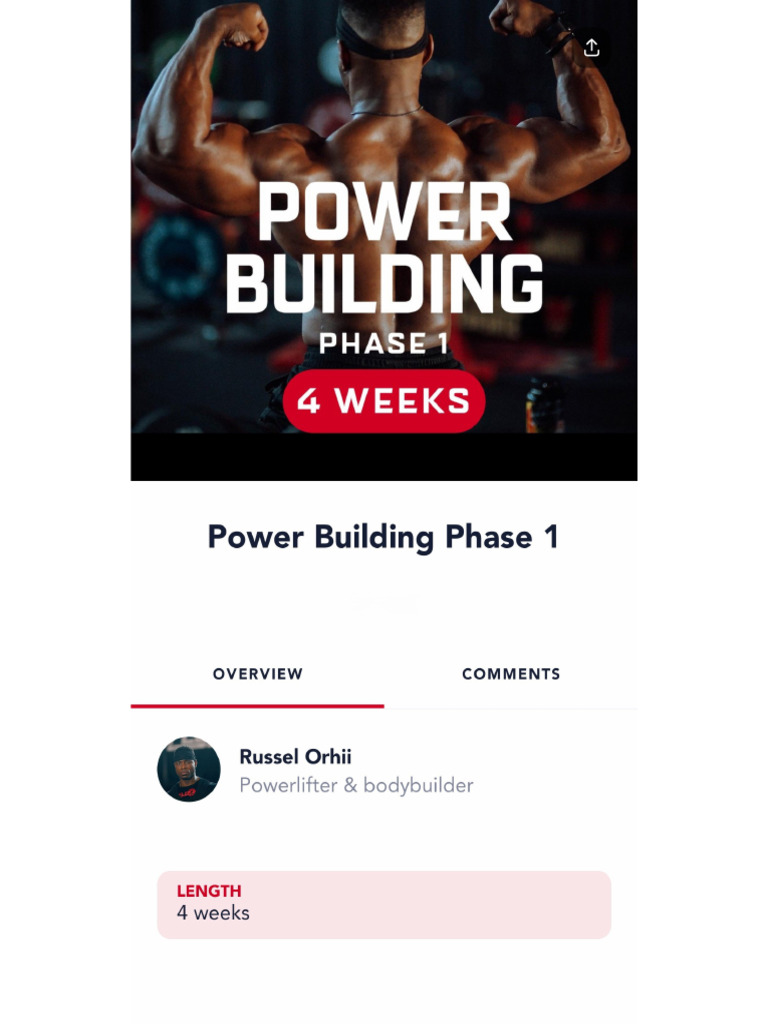 Russwole's Power Building Phase 1 | PDF