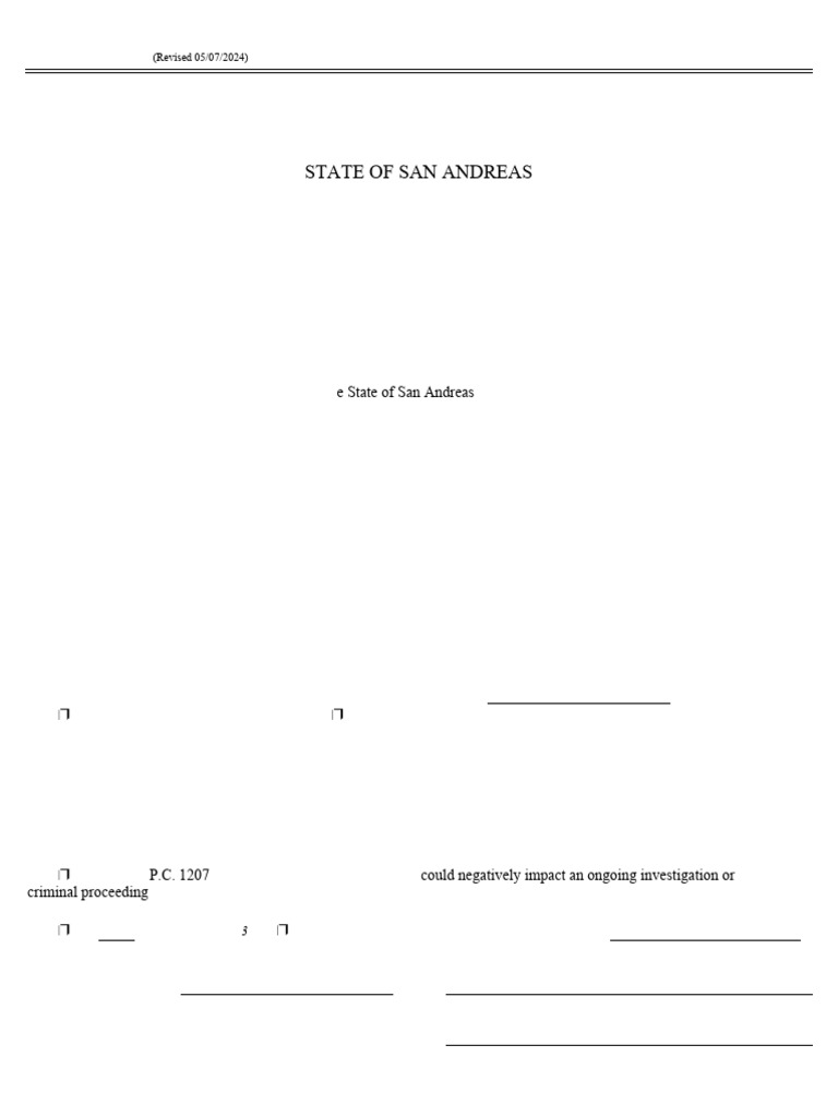 Search and Seizure Warrant Template | PDF | Search Warrant | Search And ...