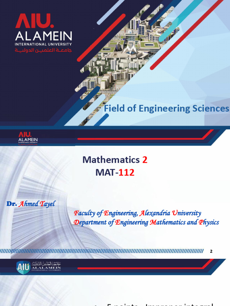 MAT112 Lec13 FinalRevision | PDF | Equations | Complex Analysis