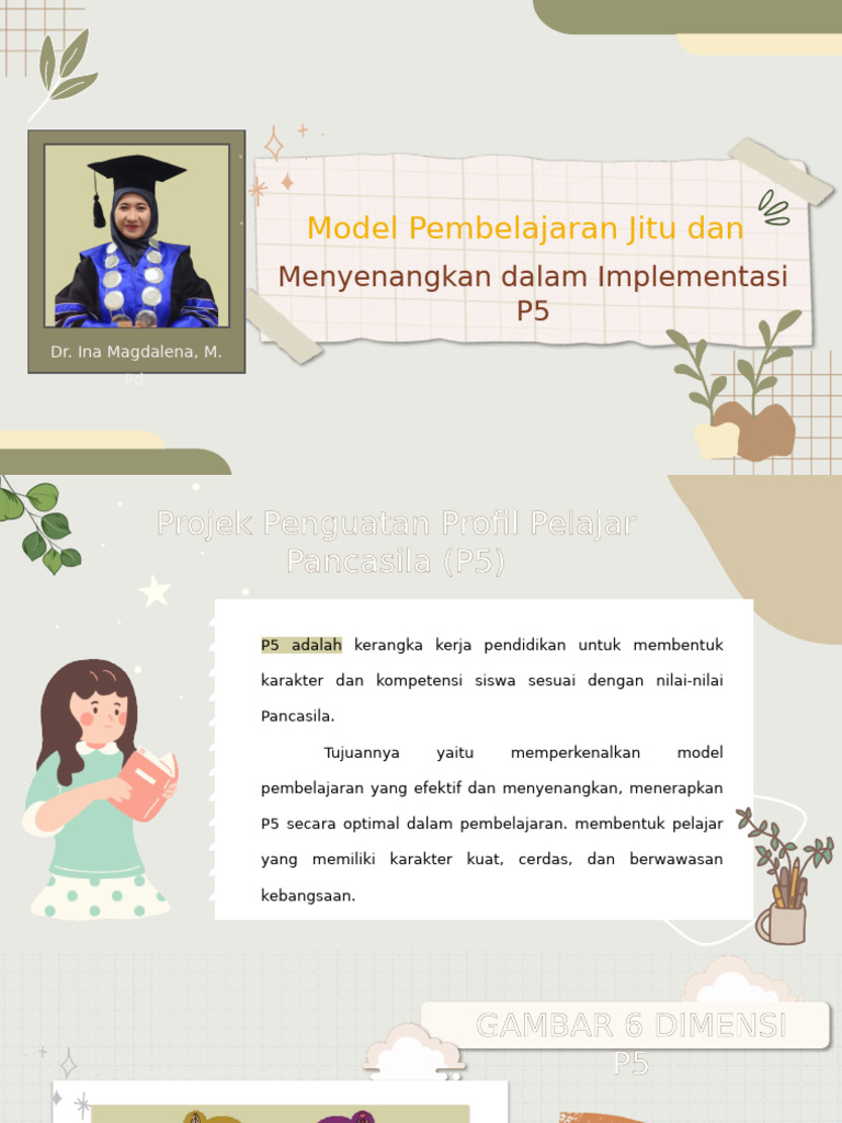 PPT Pembelajaran Jitu Dalam Implementasi P5 | PDF