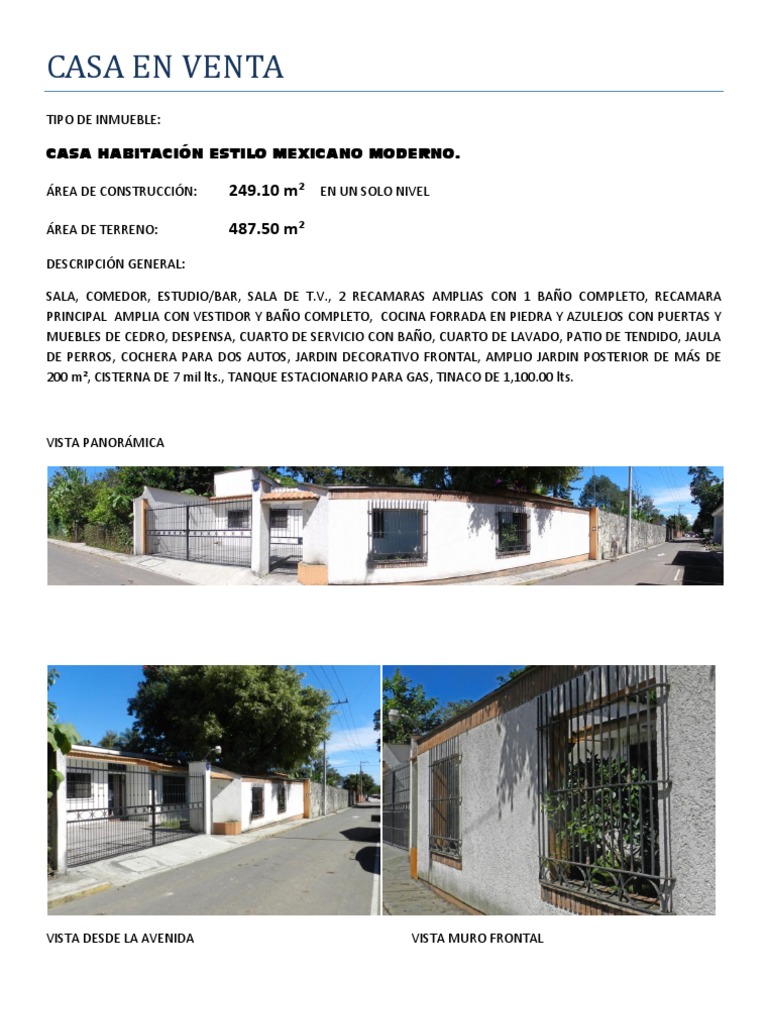 Casa en Venta | PDF