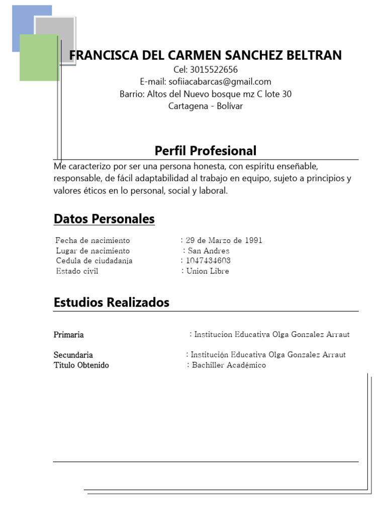 Francisca Sanchez 2023 Ok | PDF