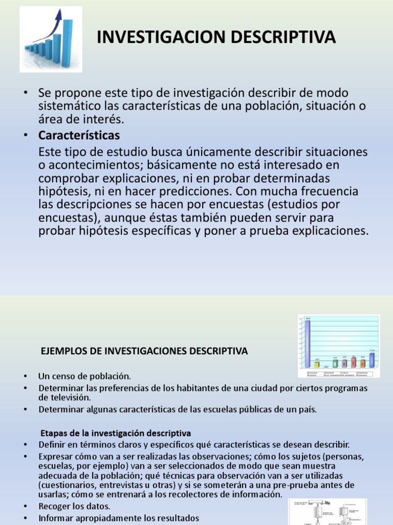 Metodo de Investigacion DESCRIPTIVA | PDF | Psicoanálisis | Cognición