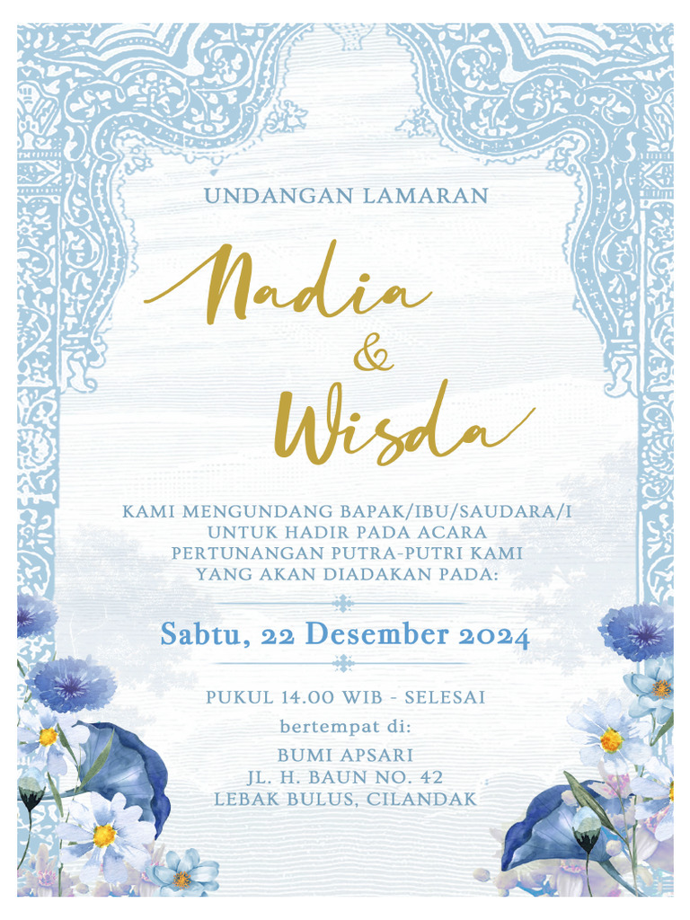 Undanganlamaran Nadia Wisda | PDF