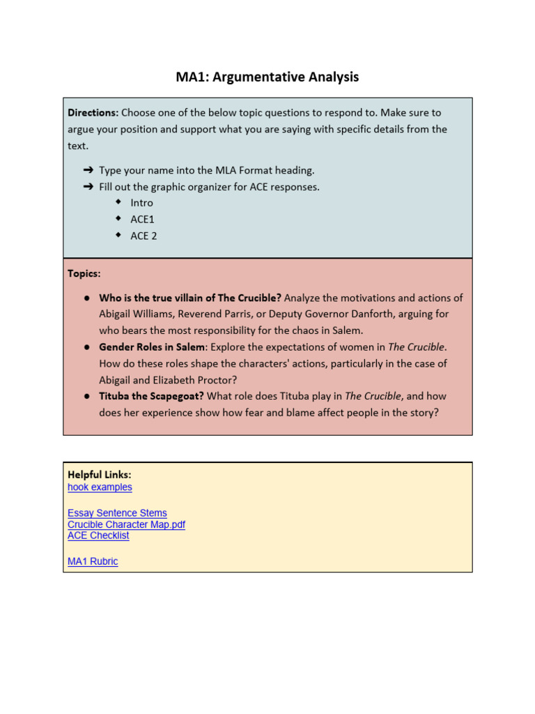 Annotated-Copy of Fun MA1: Argumentative Analysis | PDF
