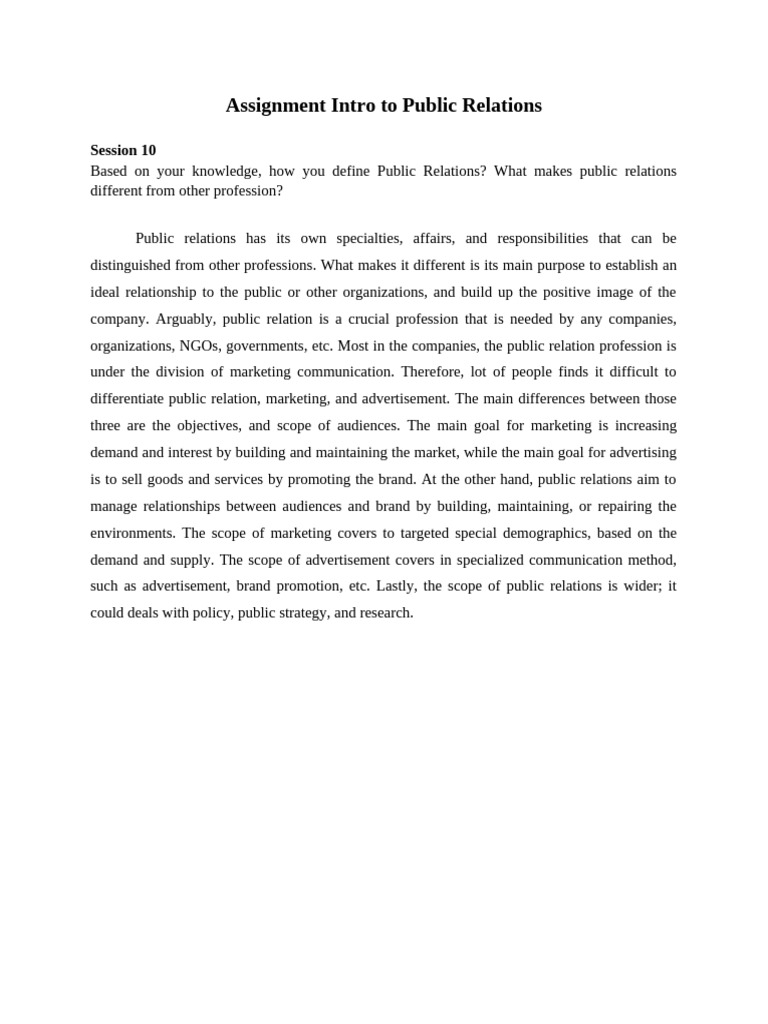 Assignment Intro To PR 1 | PDF