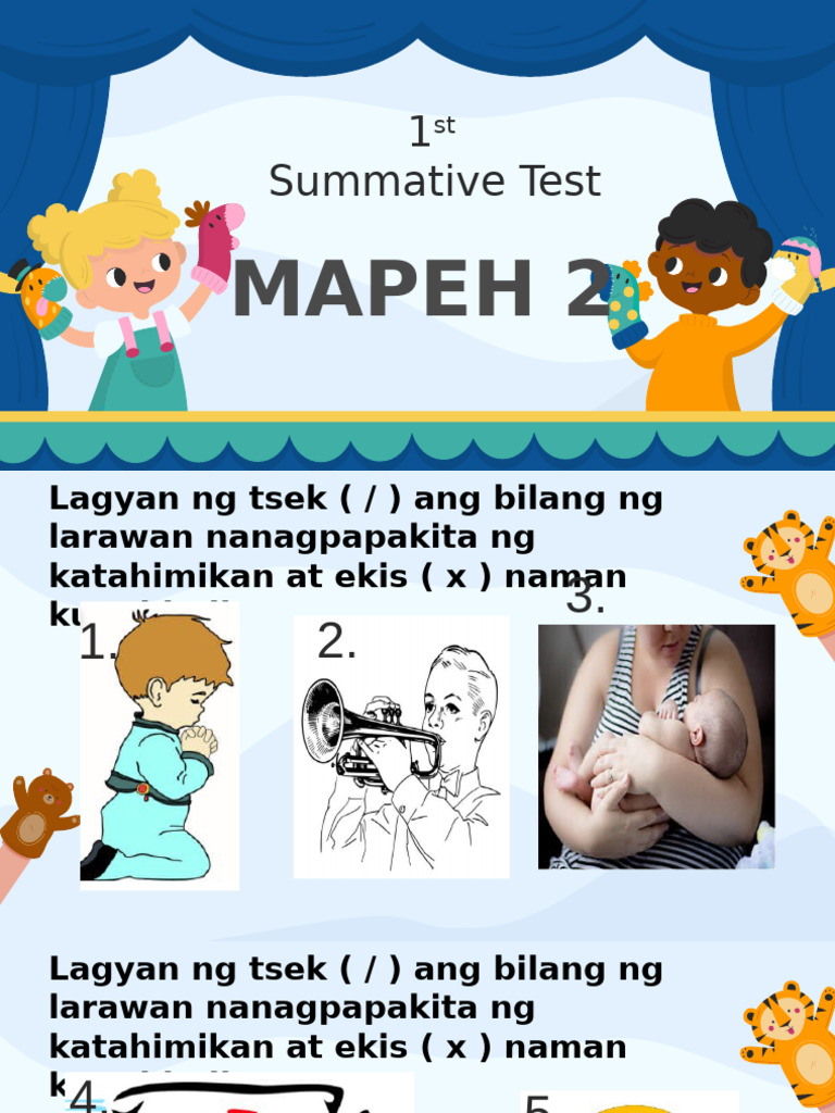 1st SUMMATIVE-MAPEH | PDF