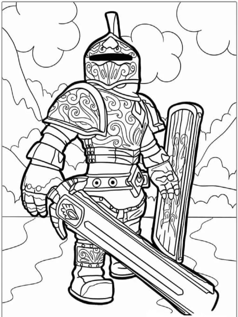 Roblox Coloring Pages 38 | PDF