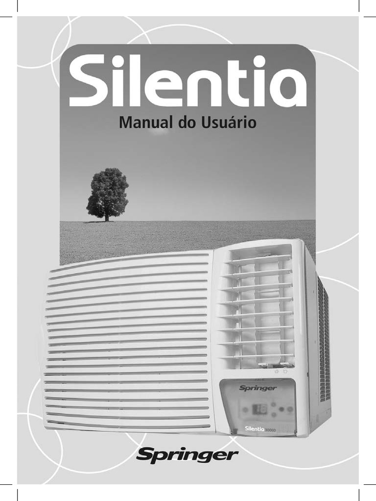 Manual do Ar Condicionado Springer Silentia | PDF | Ar condicionado