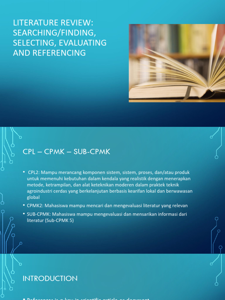 Week 3 - Literature Review | PDF | Thesis | Science