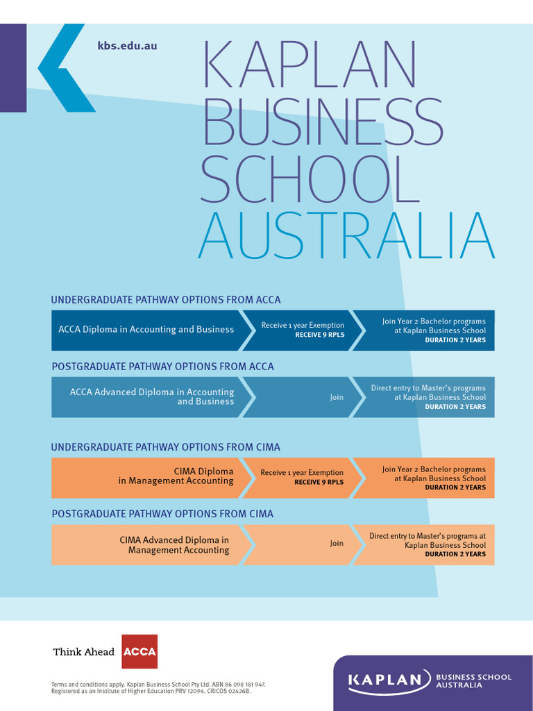 Cima Acca Pathway Flyer | PDF | Diploma | Bachelor's Degree