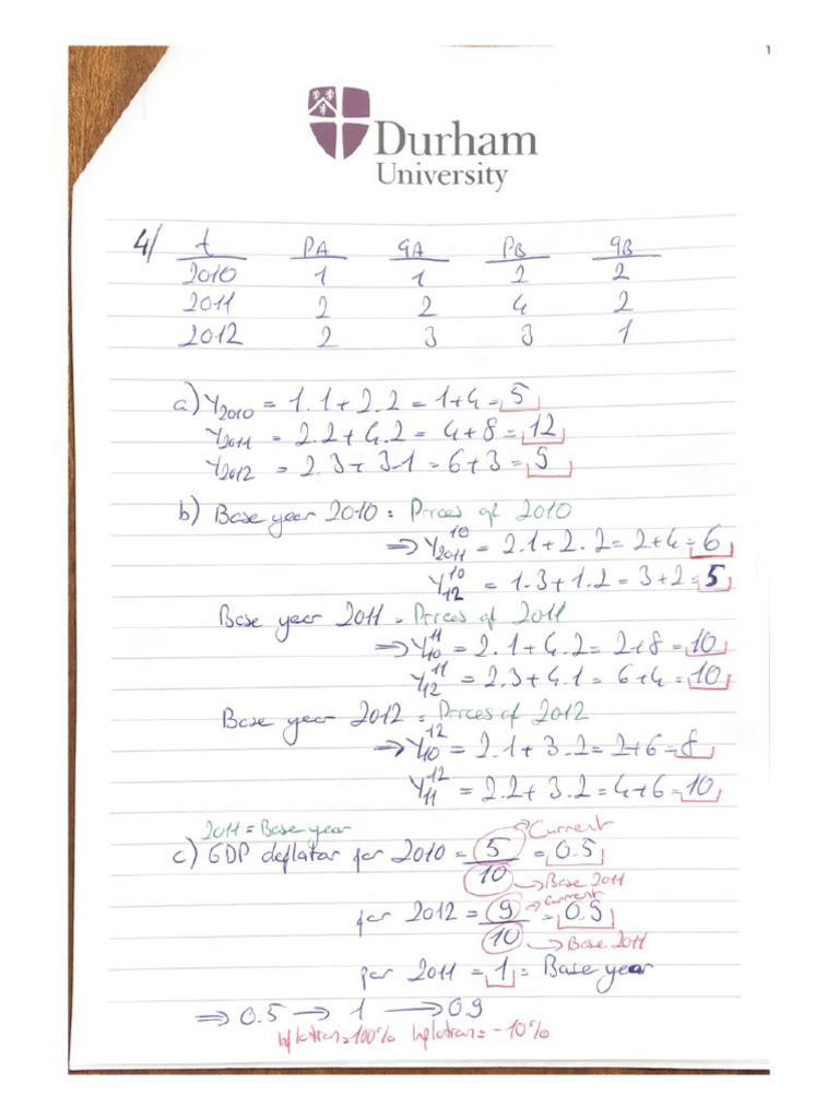 Macro Seminar 01 - Q4 & Q5 | PDF