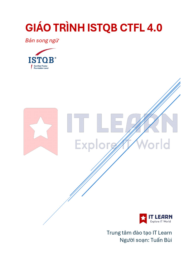 ISTQB Foundation Level Syllabur 4.0 | PDF