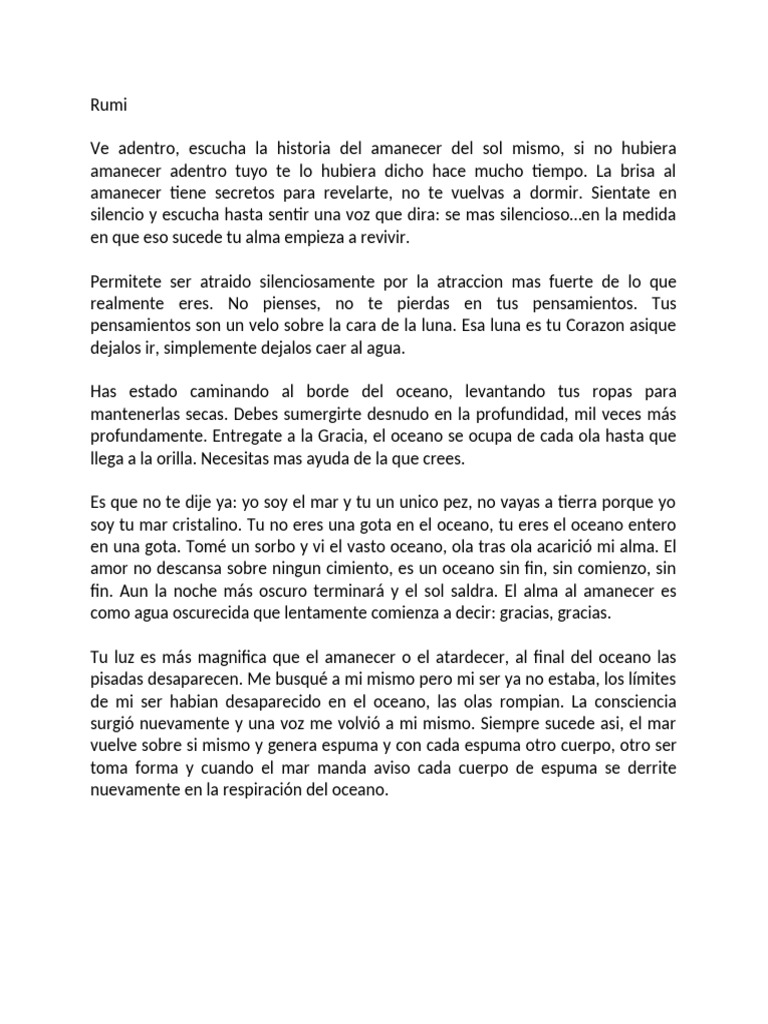 Poema Rumi 1224 | PDF