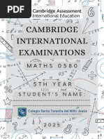 IGCSE Math 0980 Sample Papers 2025 | PDF
